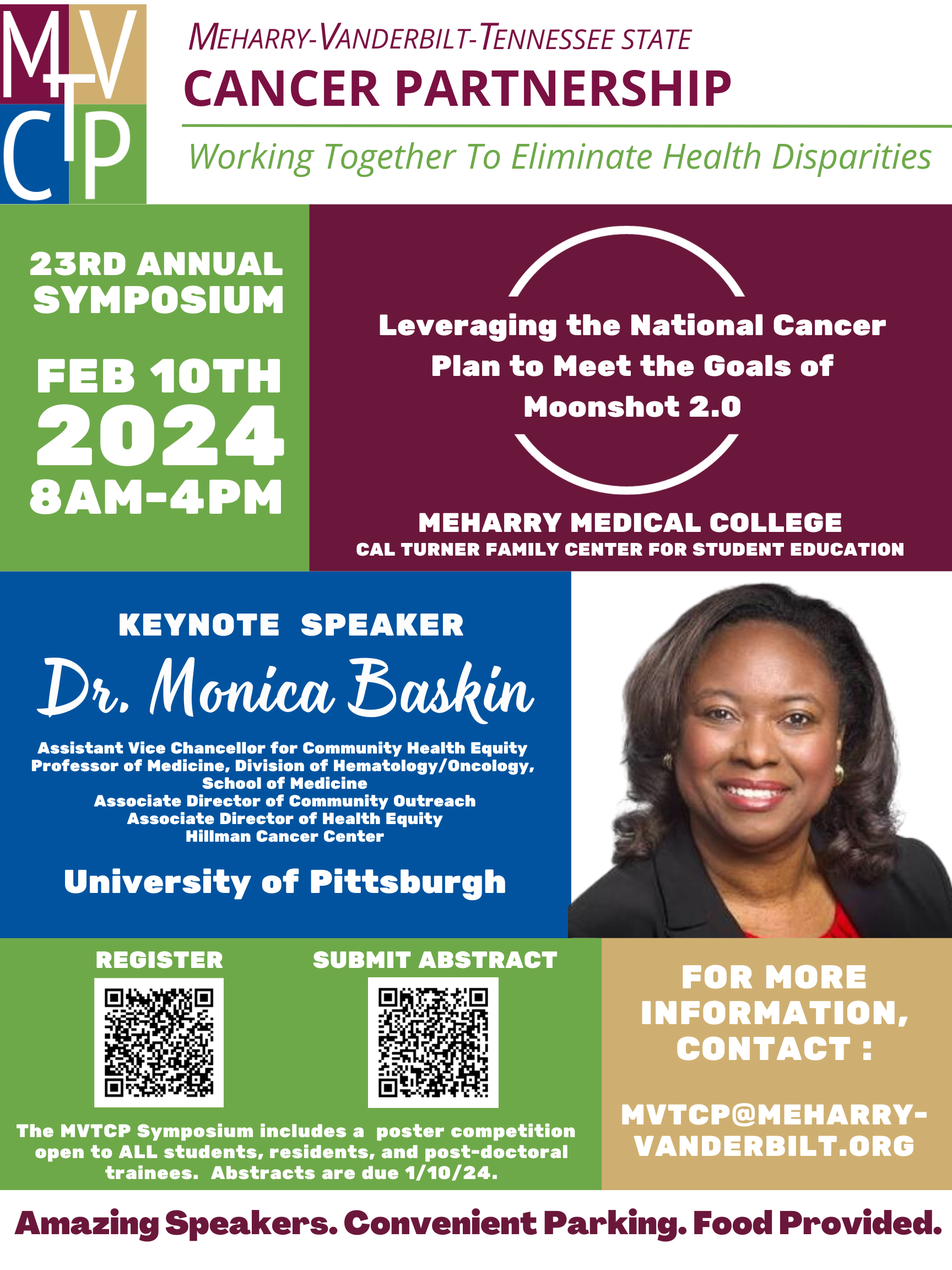 23rd Annual MVTCP Symposium: Feb. 10, 2024 – Meharry-Vanderbilt ...